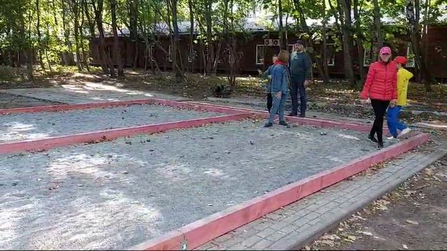 Петанк в парке Кузьминки