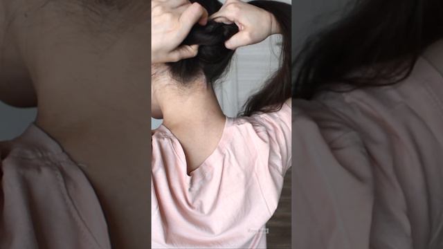 самая простая и красивая причёска на длинные волосы