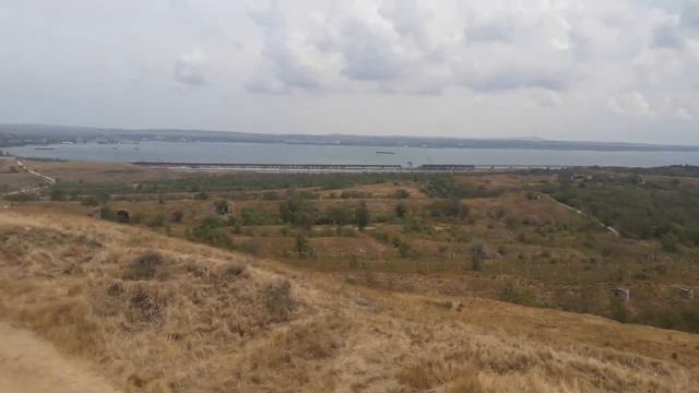 КРЫМ. ФОРТ ТОТЛЕБЕН. ВИД НА МОСТ.