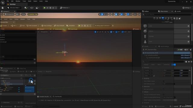 06. BP Dynamic Sky Actor