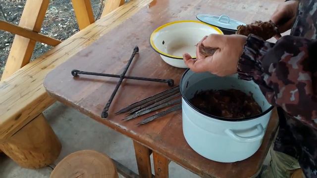 Керамический тандыр в деле - сочный шашлычок за 15 минут