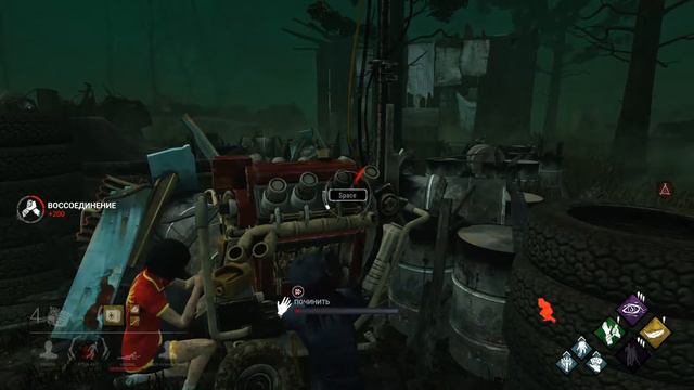 Dead by Daylight - Клодетт Морель - Гребаные ливуни и удачный побег!