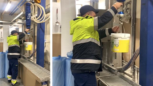 Вакуумный подъемник для ведер