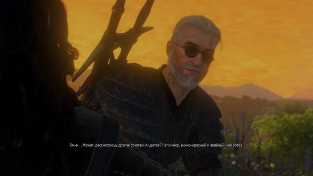 Ведьмак 3 Дикая Охота, скитания по миру, разговор с Йен в Туссенте