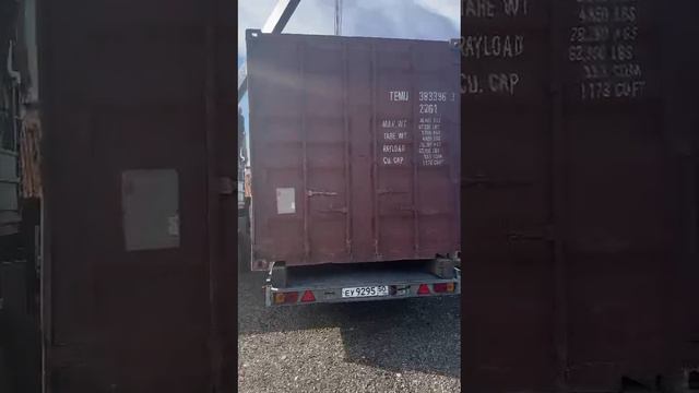 Купить контейнер 20 фут с доставкой недорого. Отзыв покупателя в Краснодаре