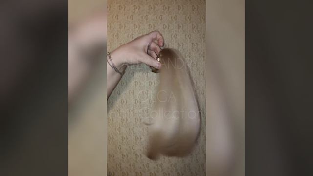 Объёмный ХВОСТ на крабе #накладнойхвост #натуральныйхвост #крабдляволос #изделияизволос