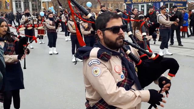 Палестинцы. Крестный ход 2. Arab Orthodox Scouts in Russia!
