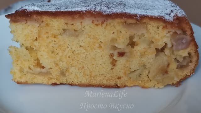 Шарлотка с Тыквой и с Яблоками без Духовки. Очень Вкусный и Нежный Пирог с Тыквой и Яблоками