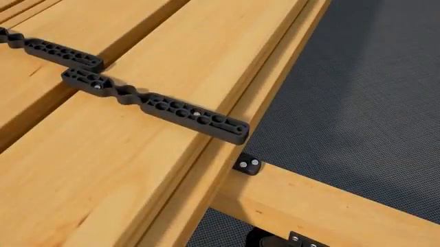 Скрытый крепеж террас