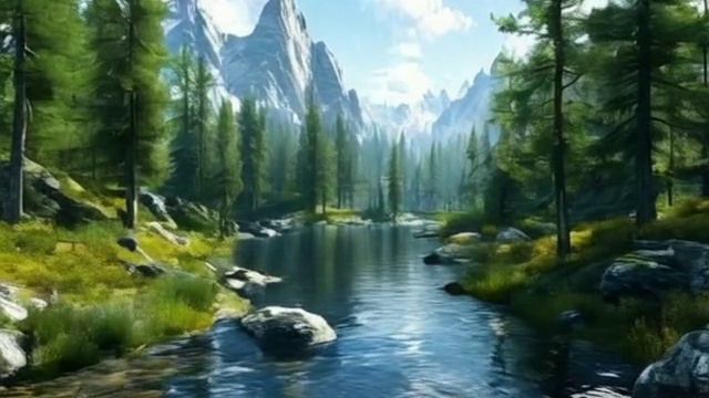 Спокойная музыка для души+ анимированные образы