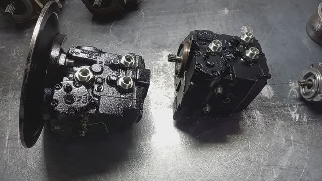 Ремонт гидронасоса, гидромотора привода хода минипогрузчика ANT 750