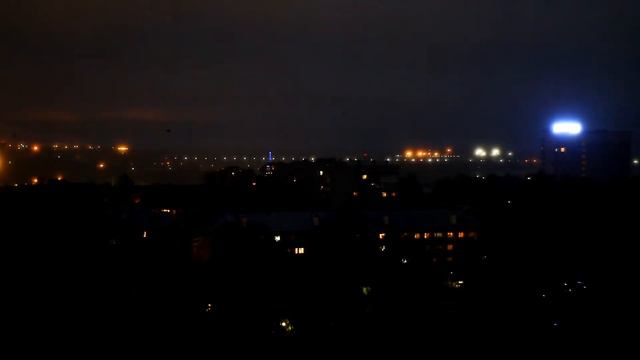 Наступает ночь (видеоэтюд-ускорение)