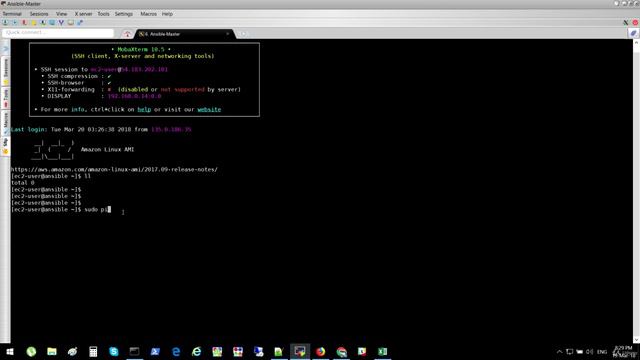1. Курс Ansible - Установка на Amazon Linux через PIP  - Часть 3