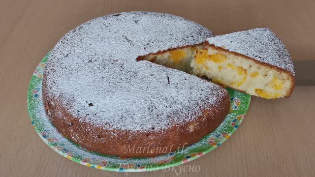 Мандариновый Пирог без Духовки. Ароматный и Вкусный Пирог с Мандаринами без Духовки