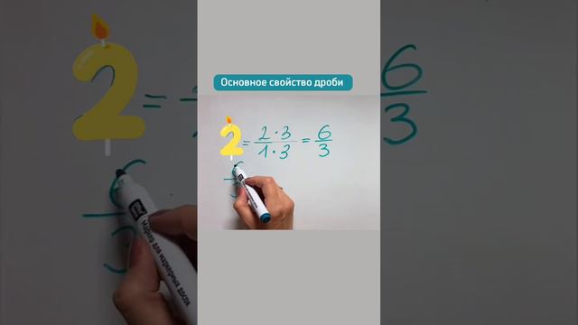 Домножение и сокращение (деление) дробей в числителе и знаменателе. Основное свойство дроби.