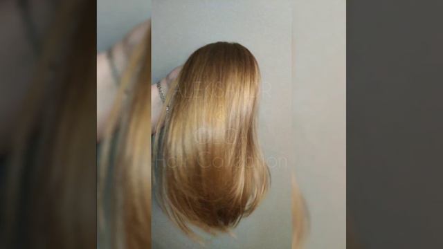 Объёмный ХВОСТ на крабе #накладнойхвост #натуральныйхвост #крабдляволос #изделияизволос