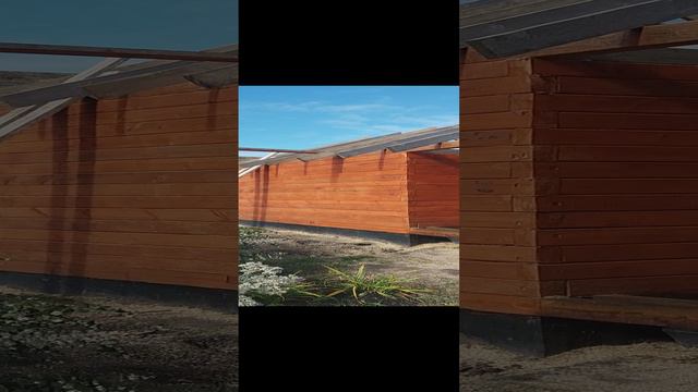 Баня 4х6 с верандой.