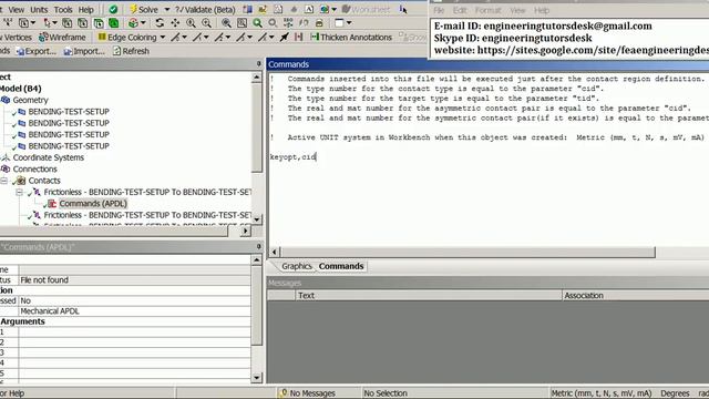 ANSYS Nonlinear Analysis _ 3 Point bending _ Shell Elements _ Plotting the result data _ GRS _