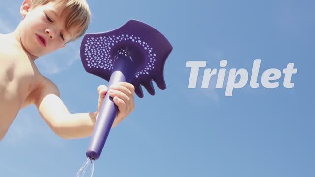 Игрушка 4 в 1 для песка, воды и снега Quut Triplet