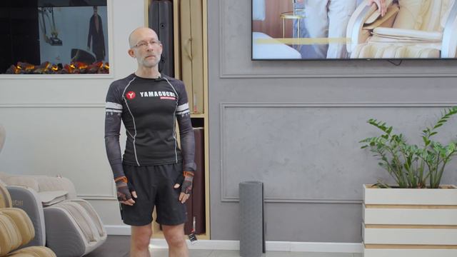 Стальной пресс за три недели, 2/3, тренировка с роликом для пресса Yamaguchi AB Roller