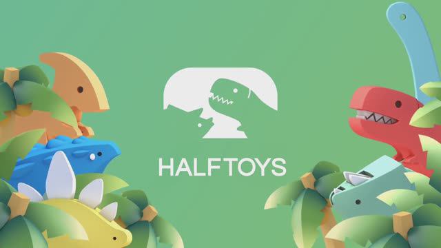 HALFTOYS DINO – магнитные фигурки со скелетом внутри!
