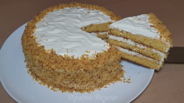 Тыквенный Торт на Сковороде. Нежнейший Тыквенно-Апельсиновый Торт, Просто Тает Во Рту