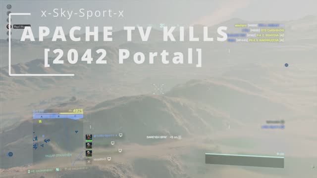 4K | APACHE TV KILLS ｜ BATTLEFIELD 2042