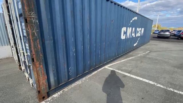 Купить контейнер 40 фут с доставкой недорого. Отзыв покупателя