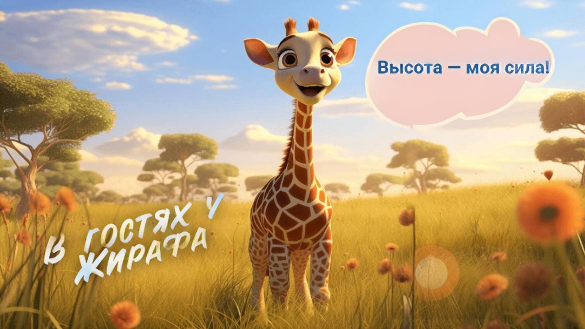 Секреты длинной шеи: Почему жирафы такие высокие? -  Развивающий детский мультфильм