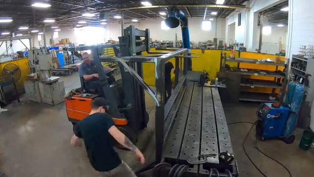 Welding Frame Timelapse