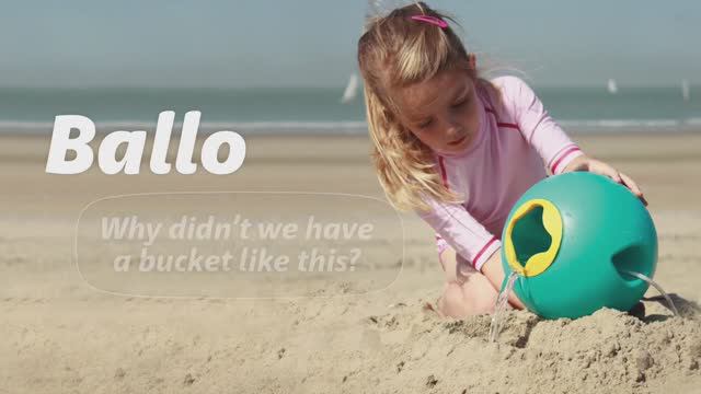 Детское ведёрко для воды Quut Ballo