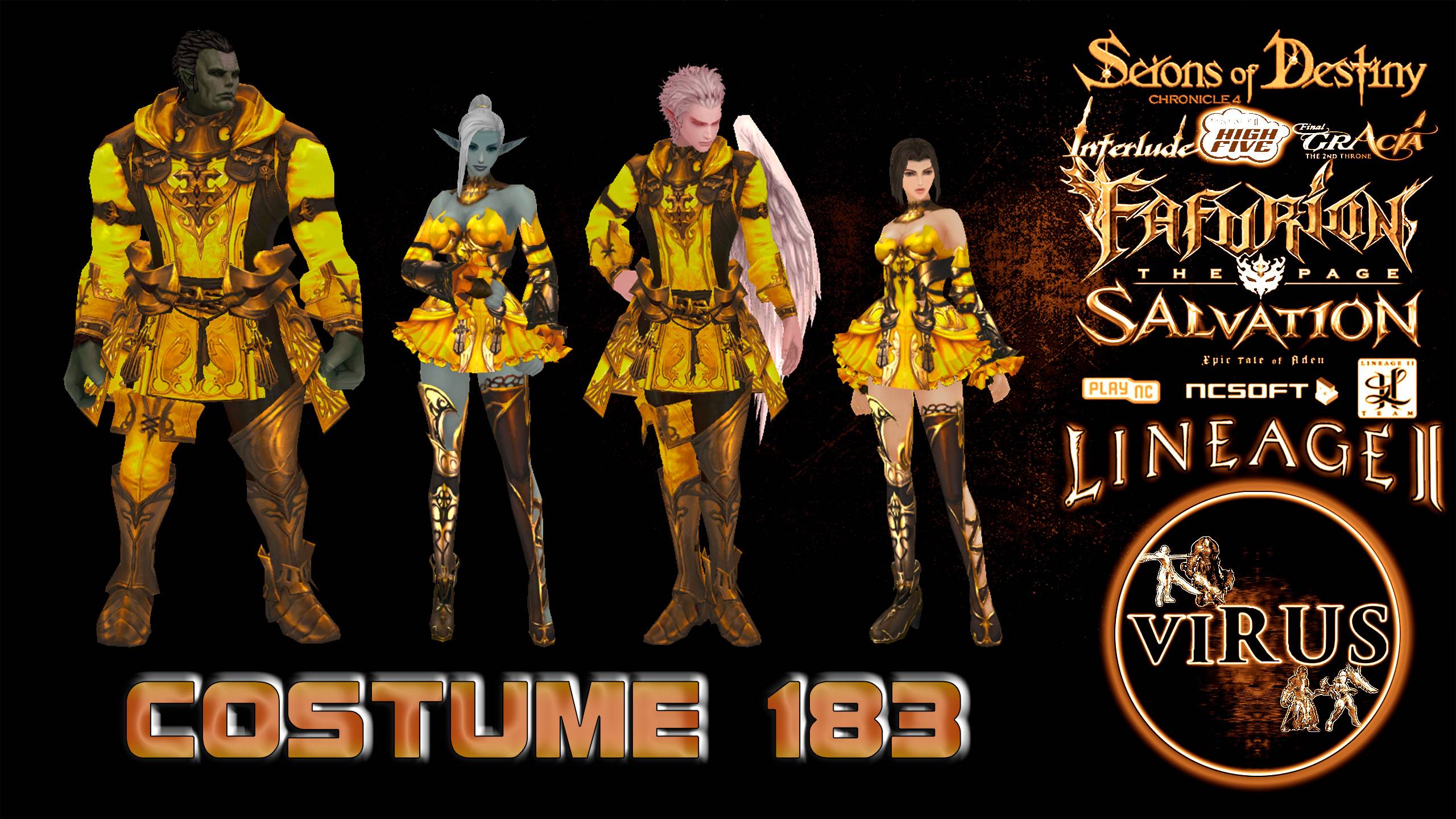New Costumes. 183. LINEAGE II. Any Chronicles ◄√i®uS►