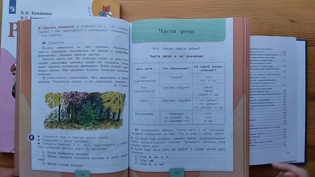 Русский язык в 3 классе на семейном образовании