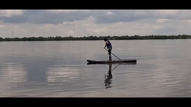 ПЕРВЫЙ ОПЫТ НА SUP ДОСКЕ.