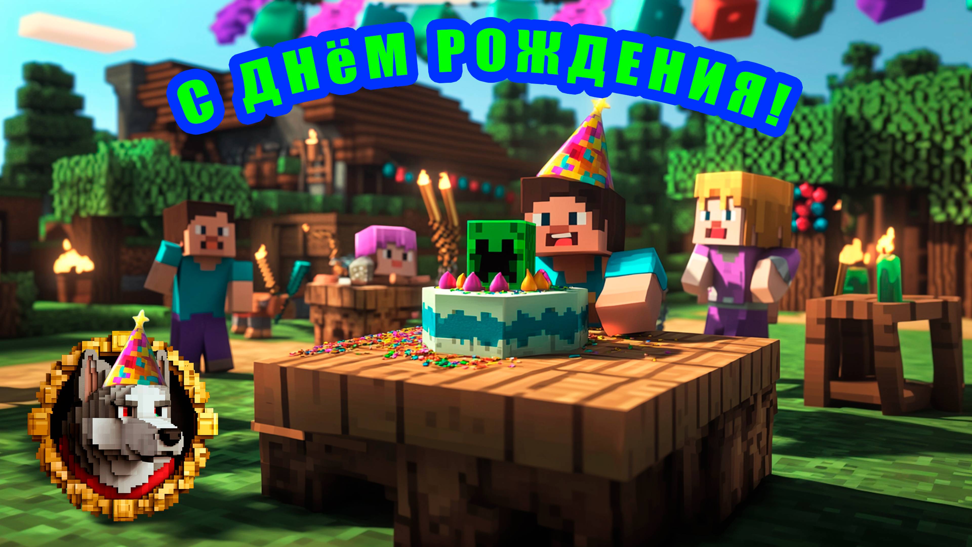 🎉 Иван Празднует День Рождения в Мире Minecraft! 🎂🎈