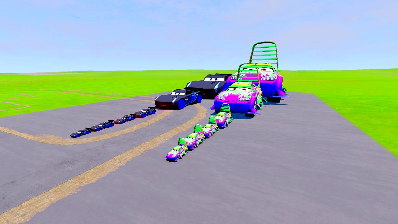 МОНСТР ТРАК ПРОХОДЯТ ПОРТАЛЬНУЮ ЛОВУШКУ | BeamNG.drive