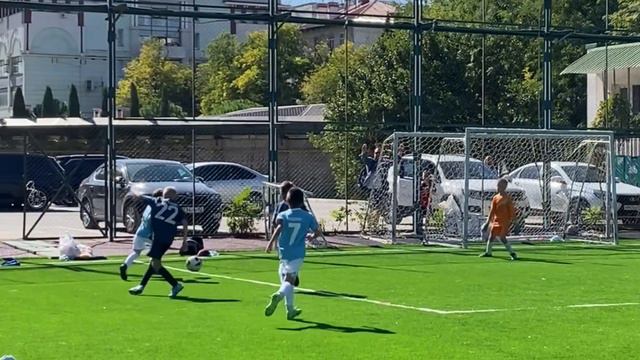 21-09-2024. ДЮФЛ РК 2024-2025. ДЮФК-2017-1 - ДЮФК-2017-2. 2 тайм. Результативный момент