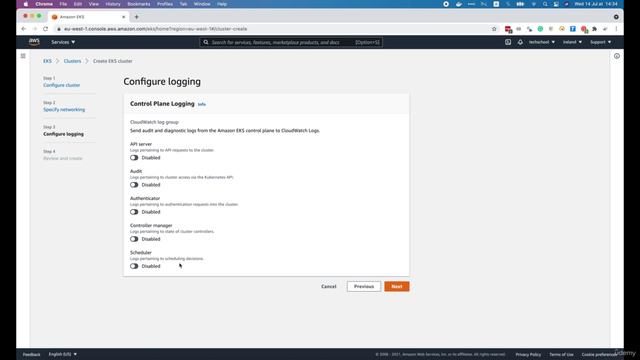 008 Kubernetes architecture & How to create an EKS cluster on AWS