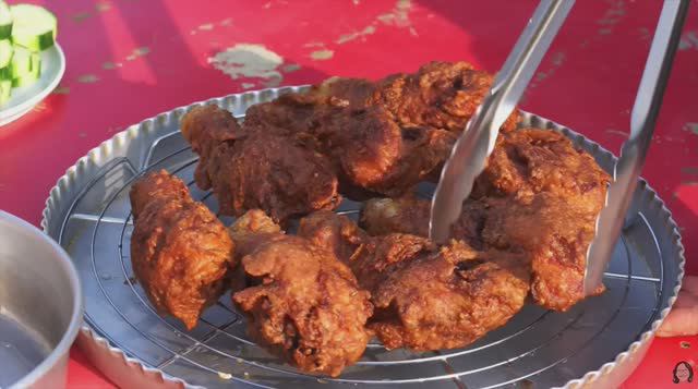 ХРУСТЯЩАЯ Жареная тайская курица, как в фаст-фуде