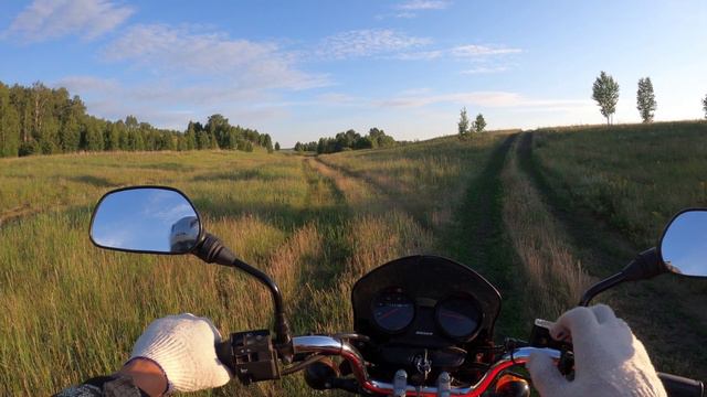 Bajaj Boxer 150. Покатушки на закате дня. Часть 1. 24.06.2021 г.