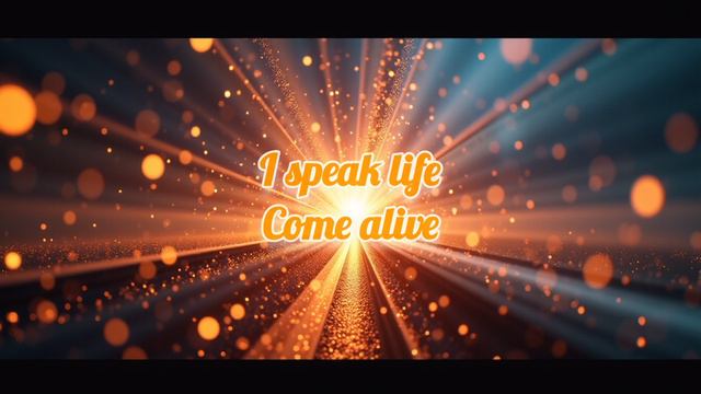 I speak life (Come alive) [Cyber futuristic worship]