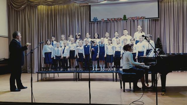 Рождественский концерт в СДШИ. Динь динь дон колокольный звон, 2022.