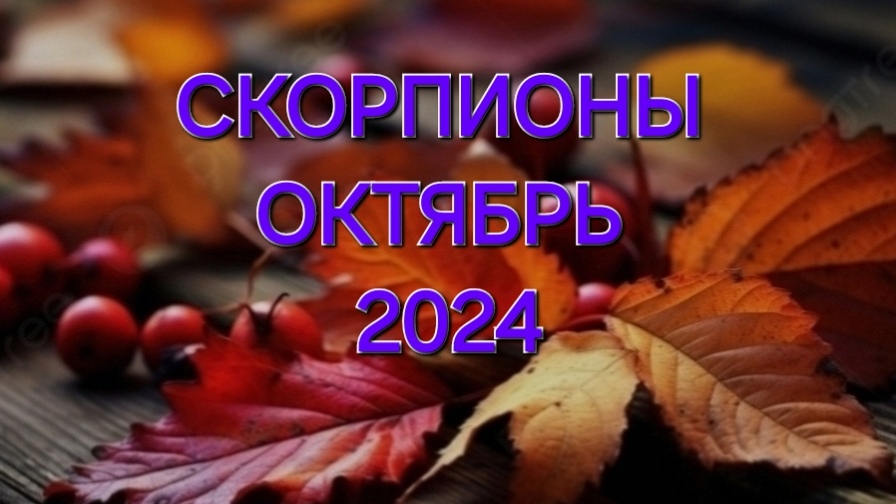 СКОРПИОН ОКТЯБРЬ 2024 ТАРО