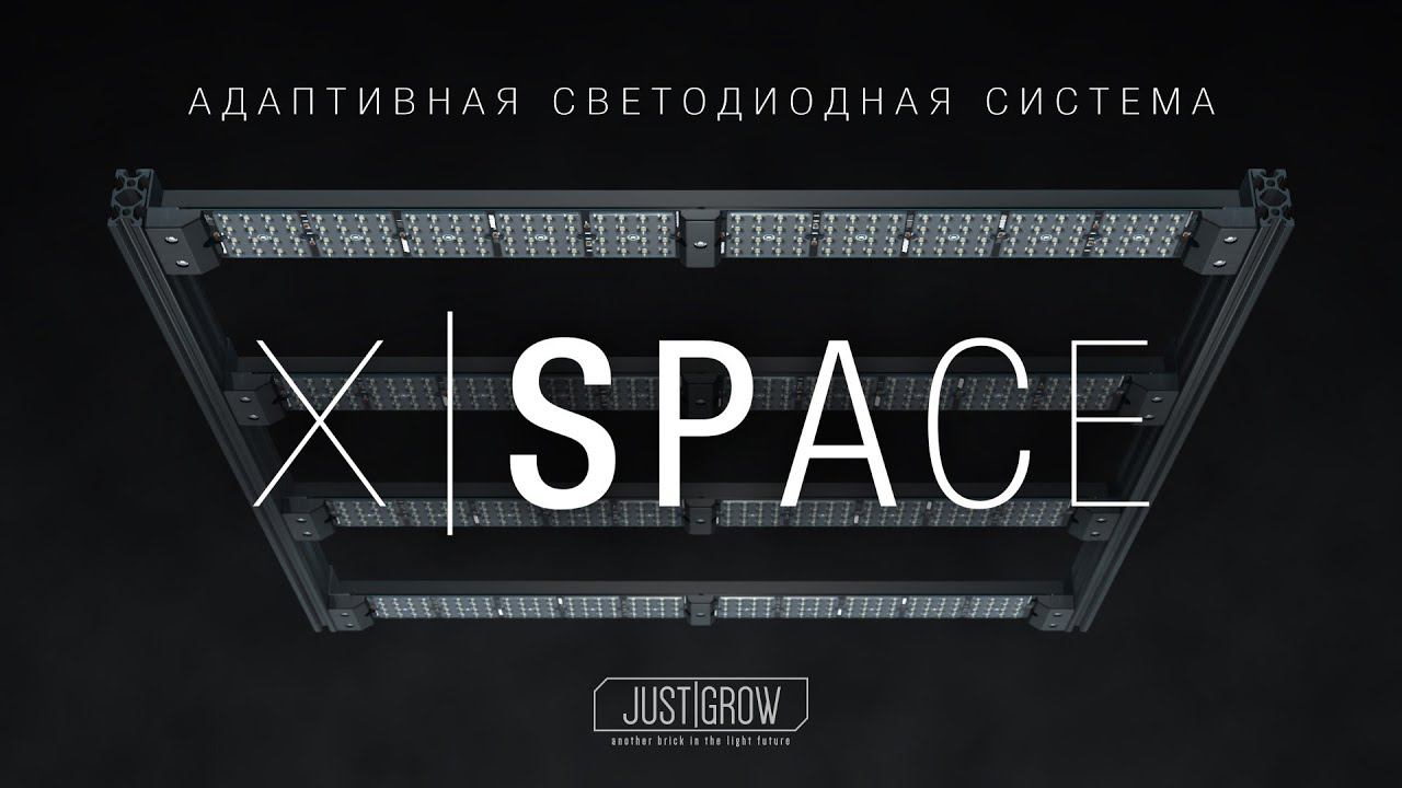 X|Space - презентация новой адаптивной светодиодной системы от Just Grow
