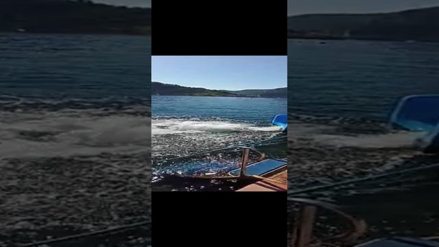 Крутая горка с вылетом в море!Весело!Мармарис!