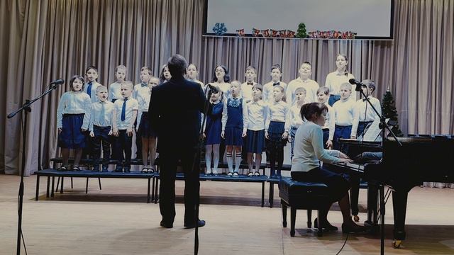 Рождественский концерт в СДШИ, В Рождественское небо, 2022.