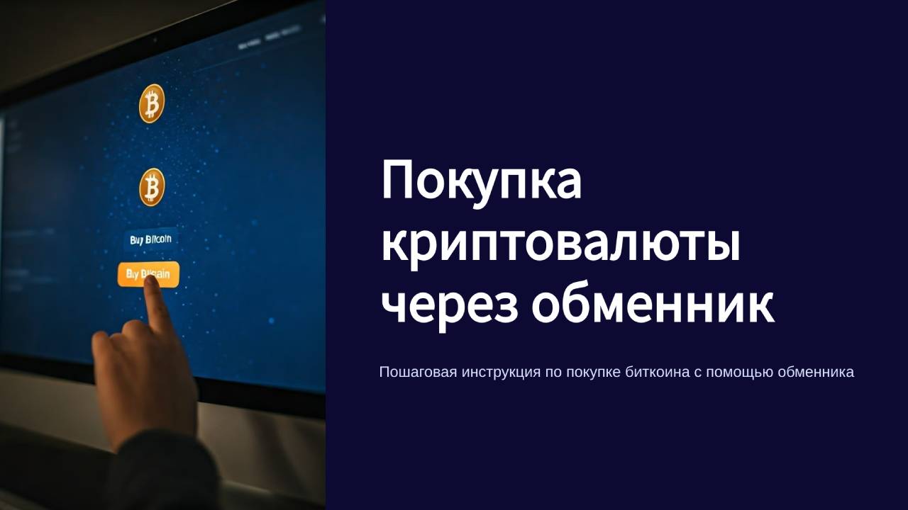 Покупка криптовалюты в обменнике