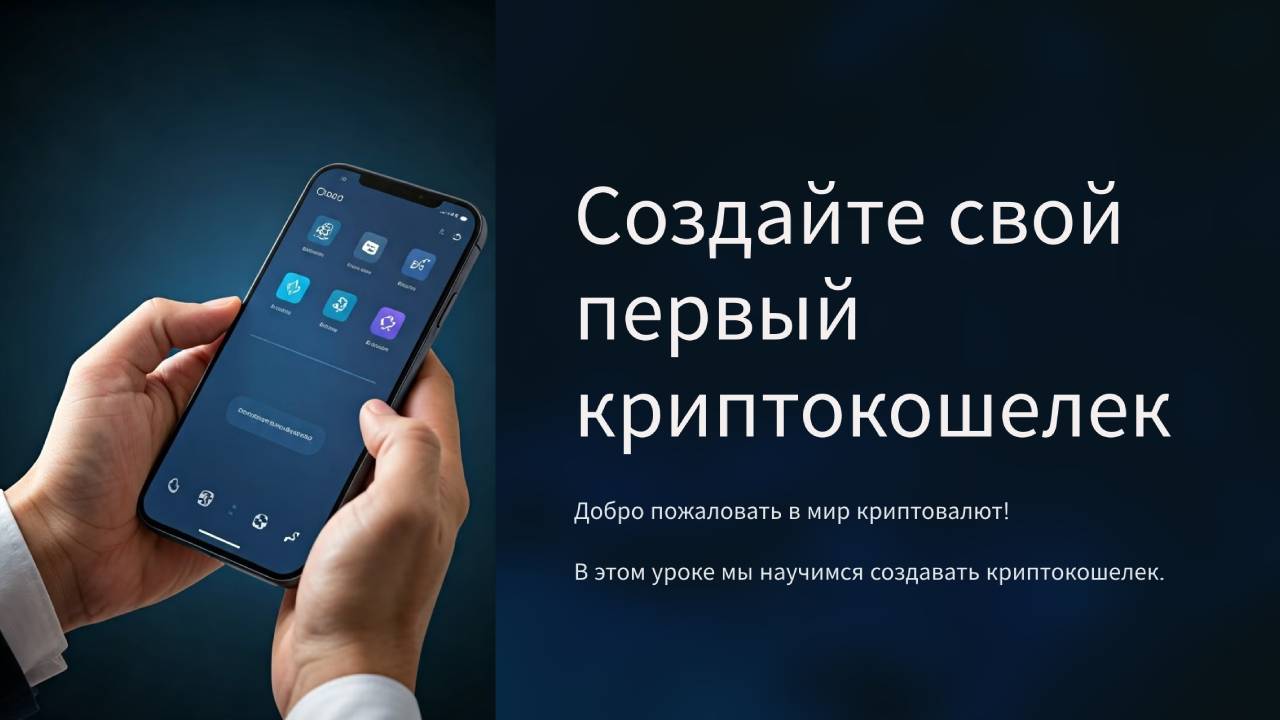 Создание криптокошелька