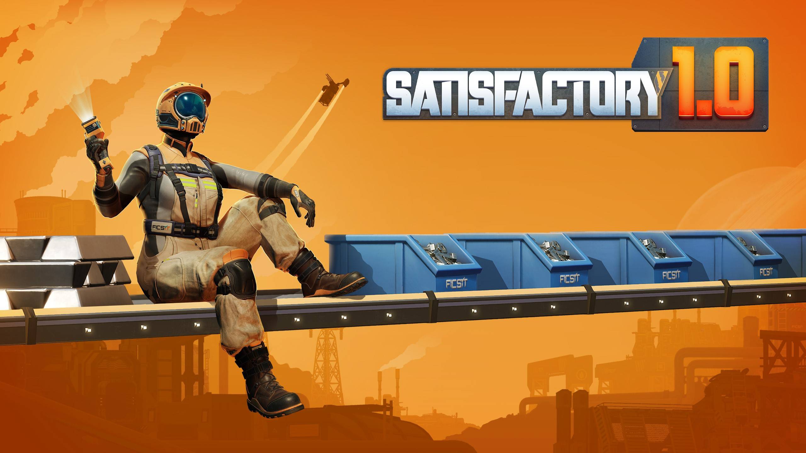 Satisfactory 1.0 Угольная энергетика. Чилим под музычку.  #4