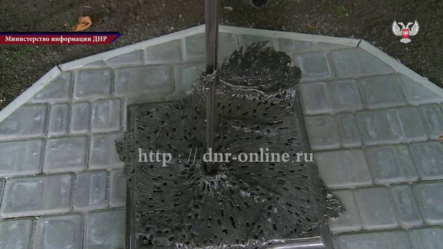 В Парке кованых фигур Донецка установлена скульптура «Фашизм не пройдет!»